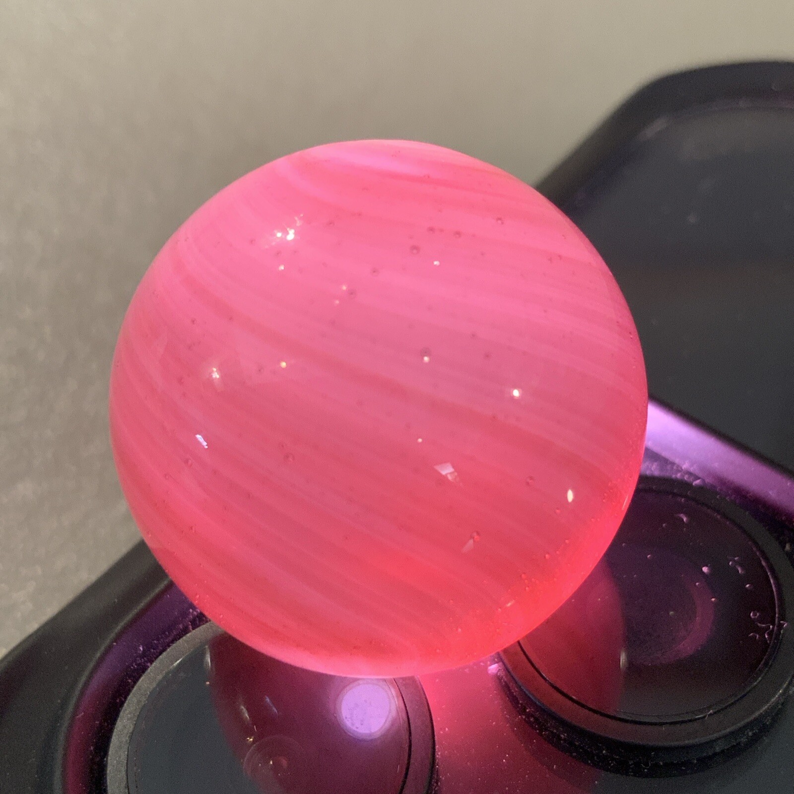 ORIGINAL SIGNED MARK MATTHEWS ART GLASS MARBLE SPHERE- 1” Swirl | eBay