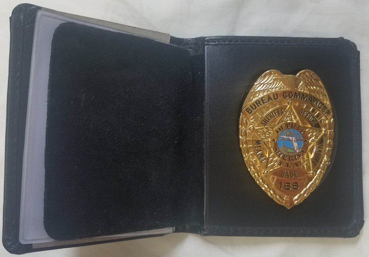 Miami Dade Detective Badge Miami Dade Police Department Recessed Neck