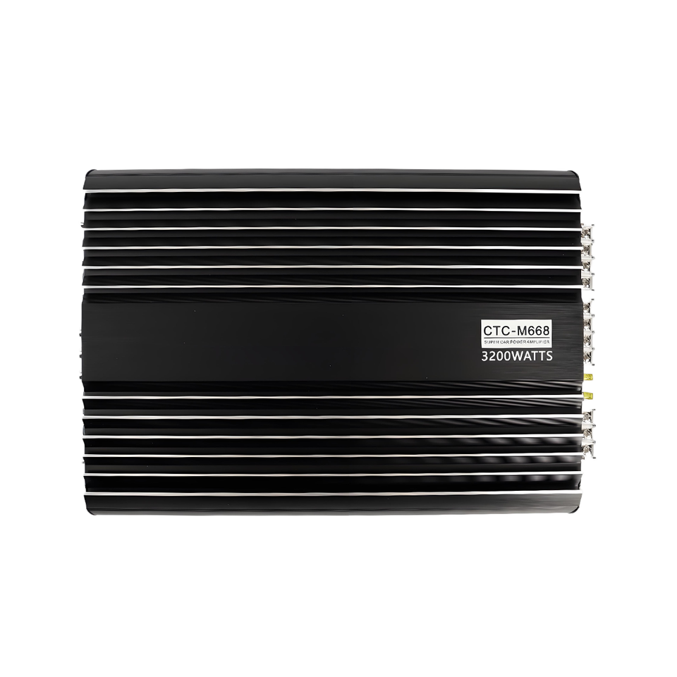 3200W 12V 4 Channel Car Amplifier Stereo Power Amp Audio 4CH Bass Sub ...