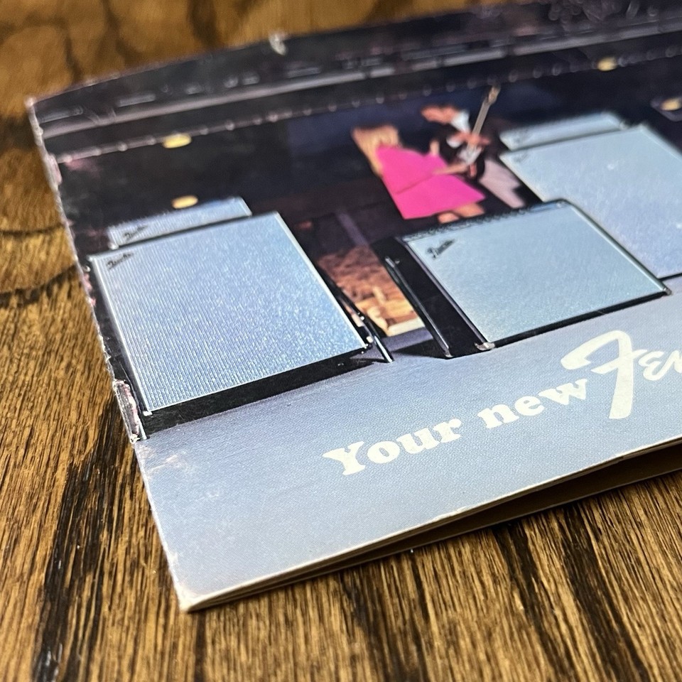 Original 1968 Fender Guitar Silverface Amplifier Owner's Guide | eBay UK