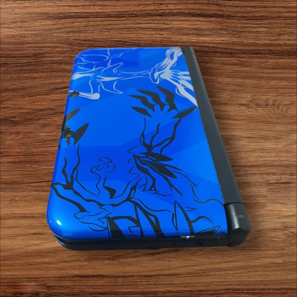 Nintendo 3DS LL XL Pokemon X Pack Xerneas Yveltal Blue Limited Edition ...