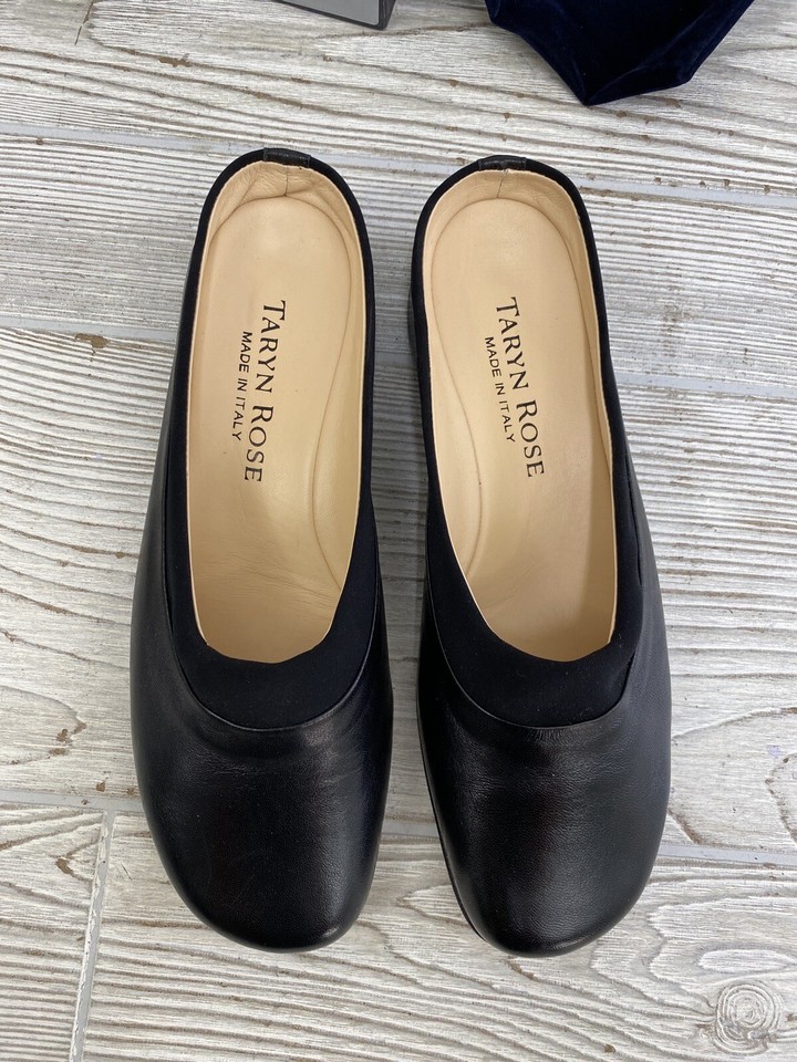 Taryn Rose Shoes New In Box Nina Black Flat Slip On Size 37 US 6.5 M ...