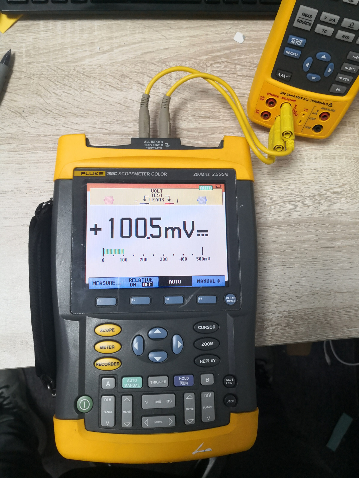 Fluke 199C 200MHz 2.5GS/s Digital Oscilloscope Scopemeter Multimeter | eBay