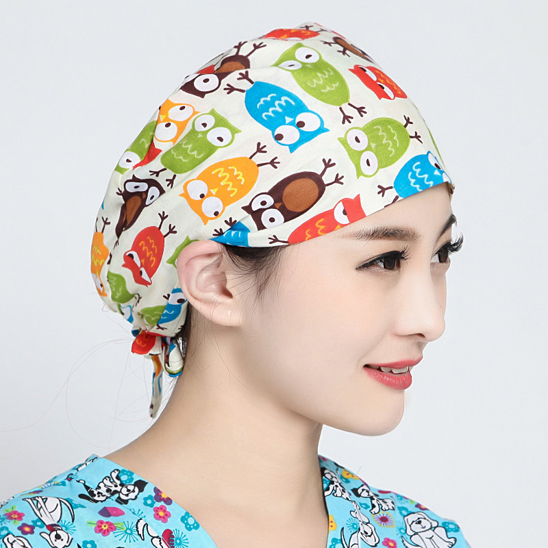 Clinic Medical Hat Doctor Surgical Print Women and Man Working Cap ...