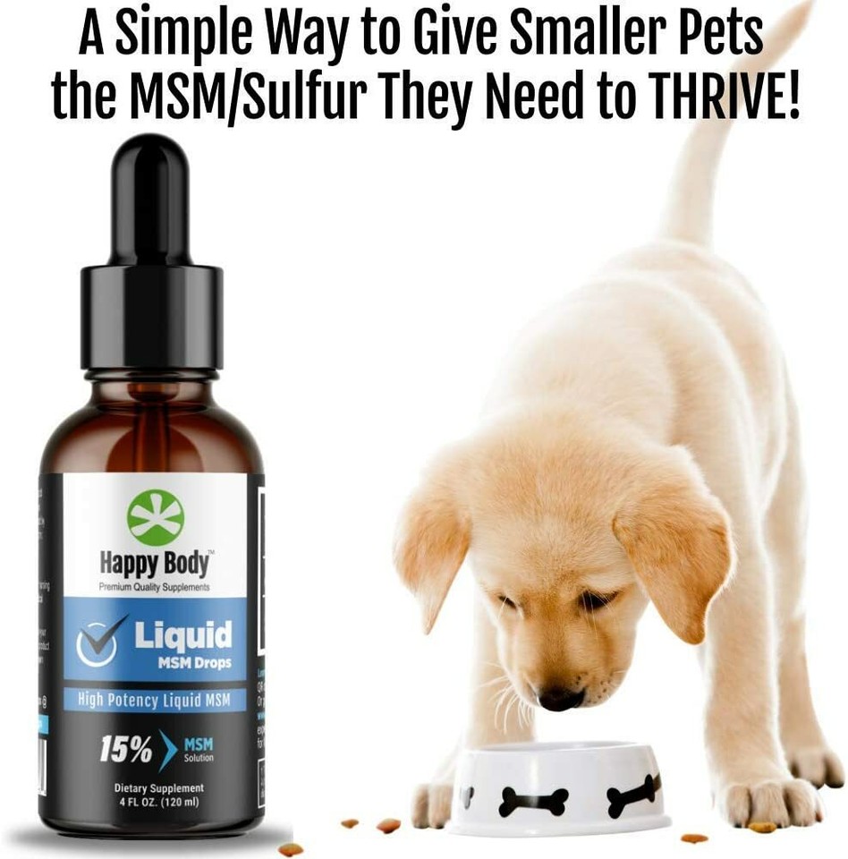 Liquid MSM Drops by Happy Body The Highest MSM Content in Liquid MSM ...