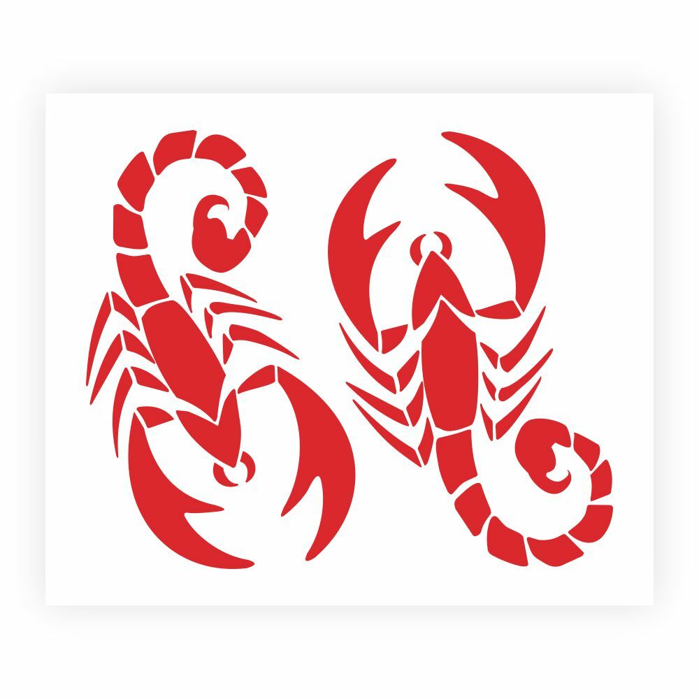 Stickers Scorpio Red 14 X 16 CM | eBay