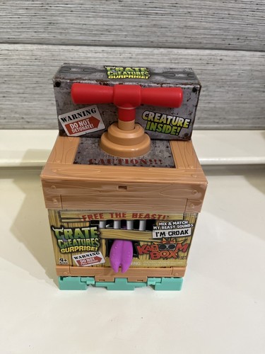 Crate Creatures Surprise KaBOOM Box, Croak Figure, Brand New | eBay