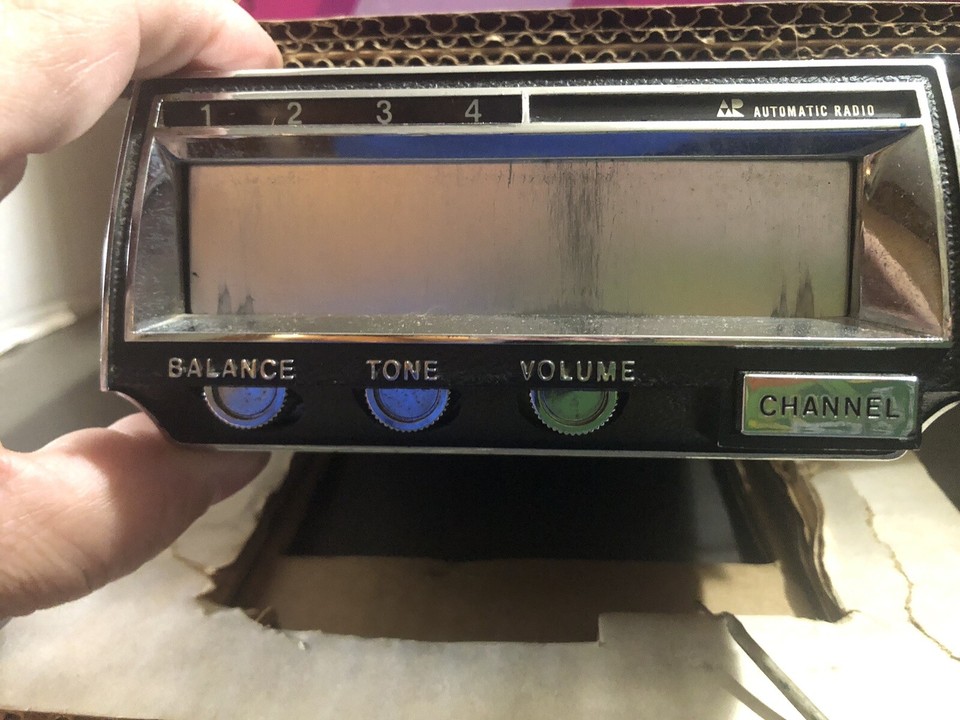 Automatic Radio Car 8 Track Player In Orig. Boxes W/ Promo Brochure See ...