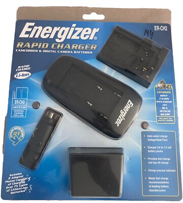 (New) Energizer Rapid Charger - Camcorder & Digital Camera Batteries ...