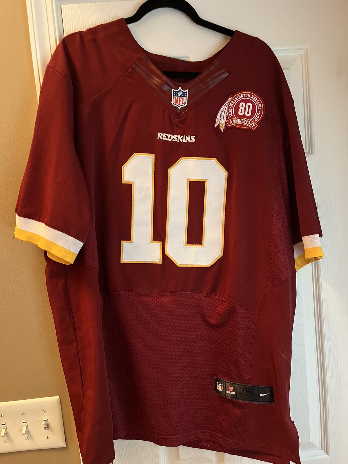 Washinton Redskins Robert Griffin III Jersey Nike NFL 80th Anniversary ...
