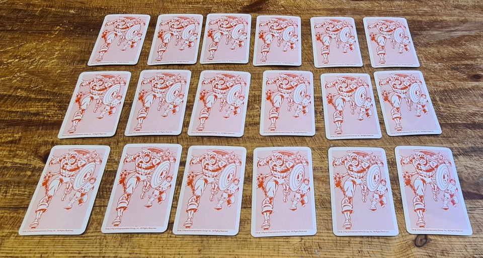 Vintage 1970's Marvel Top Trumps Superheroes Game Cards Part Set - 18 ...