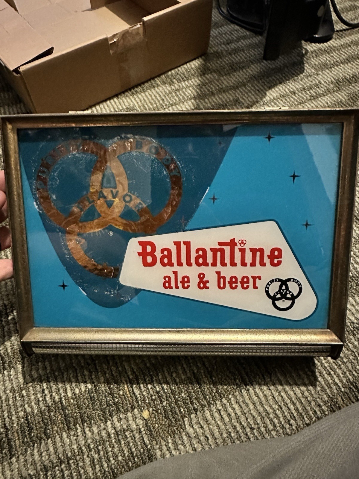 Vintage Ballantine Ale & Beer Sign *NO LIGHTS* Read description | eBay