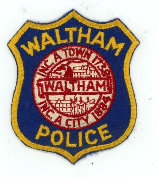 MASSACHUSETTS MA WALTHAM POLICE NICE SHOULDER PATCH SHERIFF | eBay