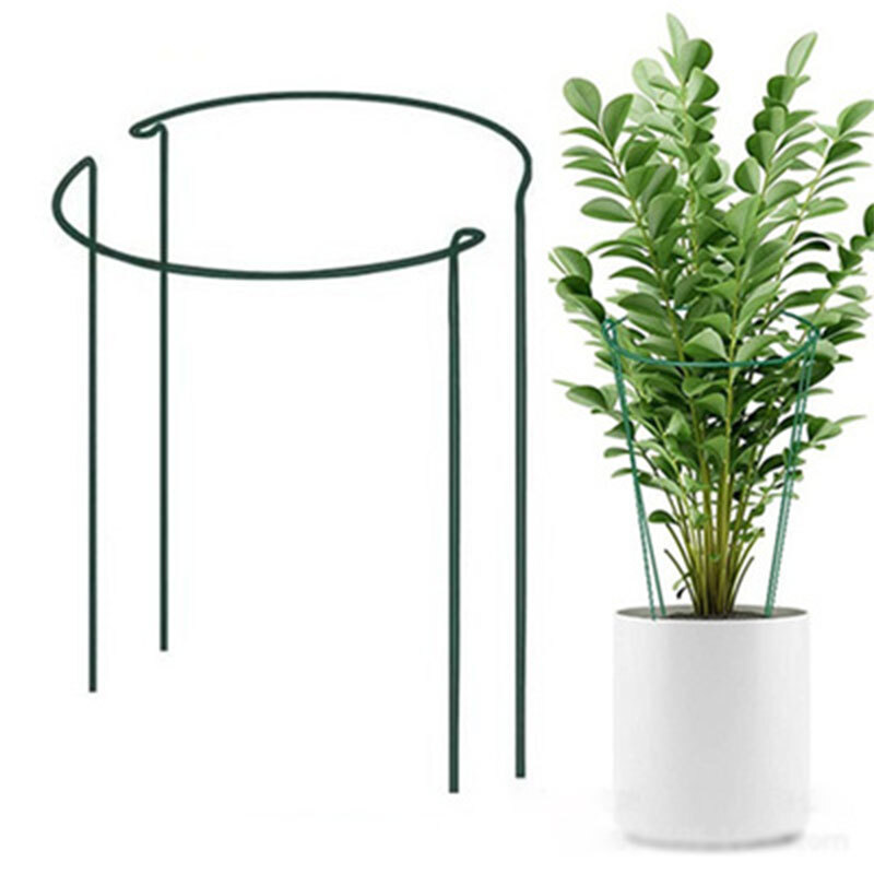 8Pcs Round Metal Plant Supports Stake For Peonies Hydrangea Strong ...