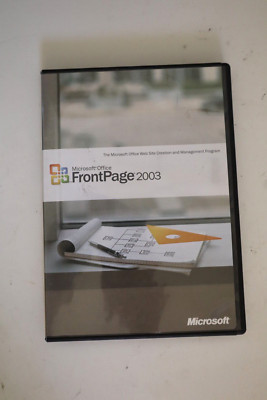 Microsoft Office FrontPage 2003 With Product Key | eBay Australia