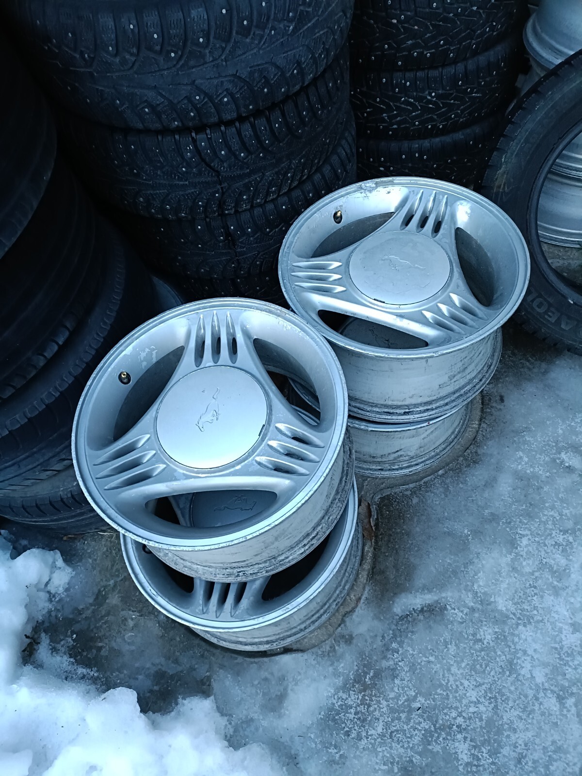 4pcs Mustang wheels SN95 | eBay