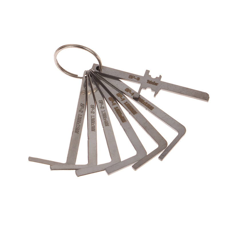 7PCS Master Keys Replacement Skeleton Lock Key Set Lock Picking ...