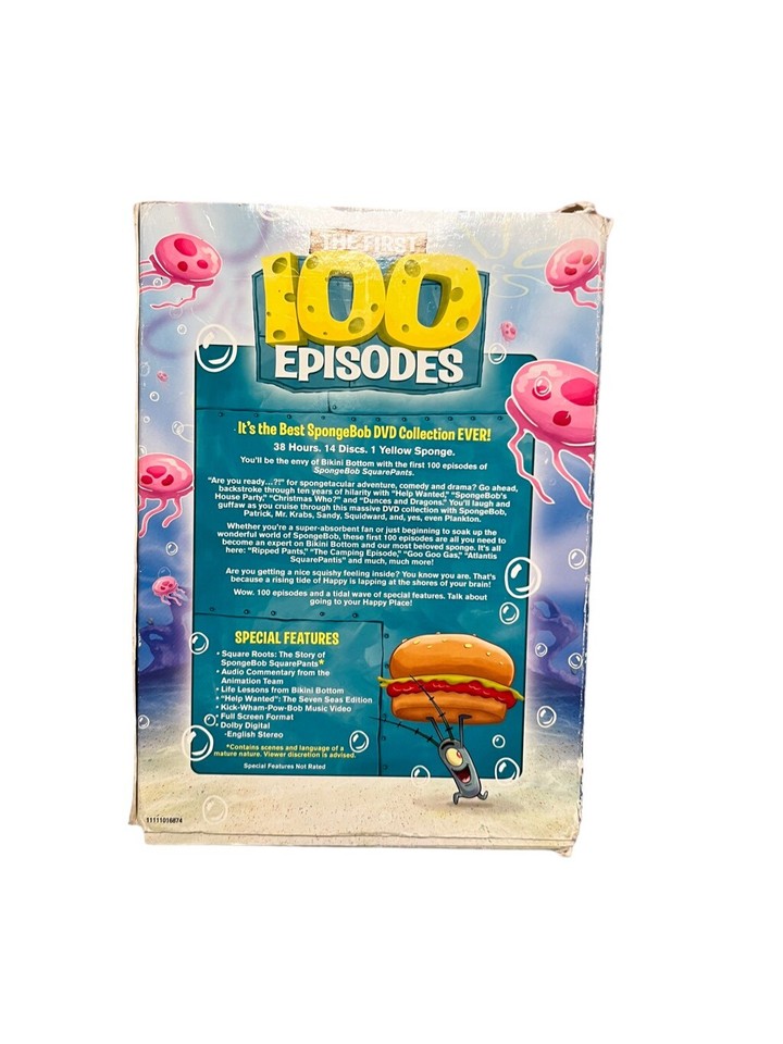 SpongeBob SquarePants First 100 Episodes DVD Set | eBay
