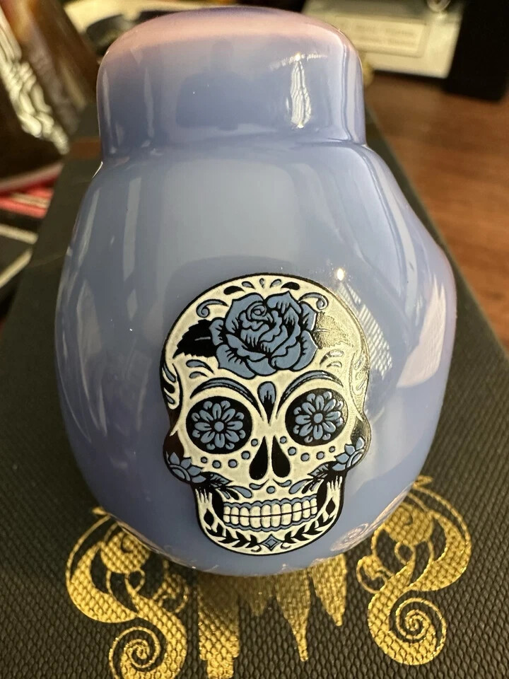 illadelph DOTD day of the dead sugar skull spoon / glass pipe 🩻💀☠️ | eBay