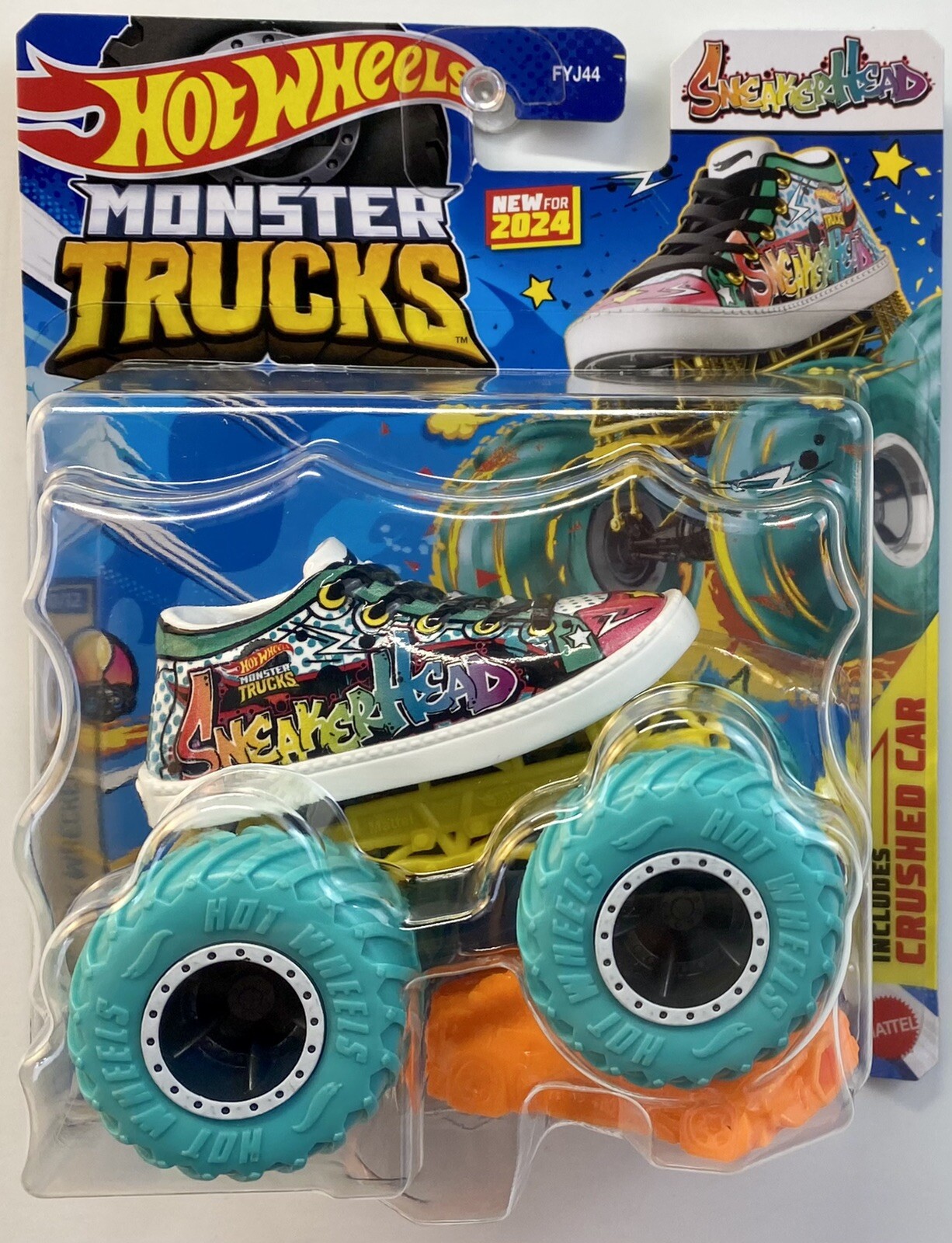 Hot Wheels Monster Truck SNEAKERHEAD 1:64 Freestyle Wreckers 10/12 NEW ...