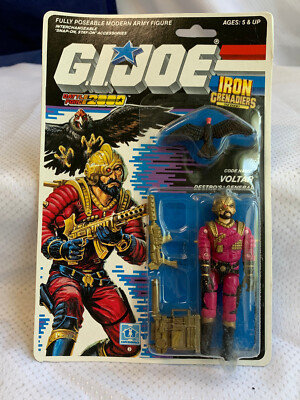 1988 Hasbro G.I. Joe Iron Grenadiers VOLTAR Action Figure in Sealed ...