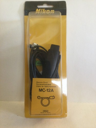 Nikon (Vintage) MC-12A Remote Cord (new)(sealed packaging with ...