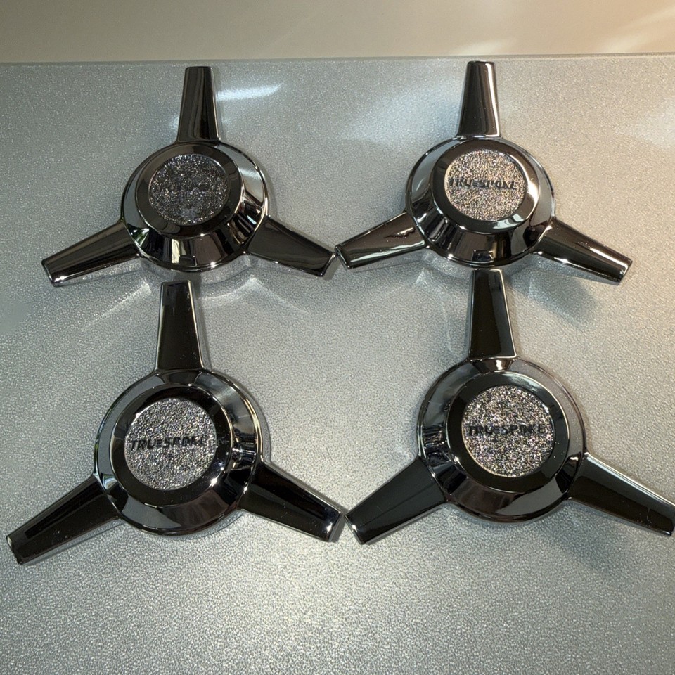 RARE NOS Cragar Wheel Tru Spoke Chrome Spinners Vintage Made In USA | eBay