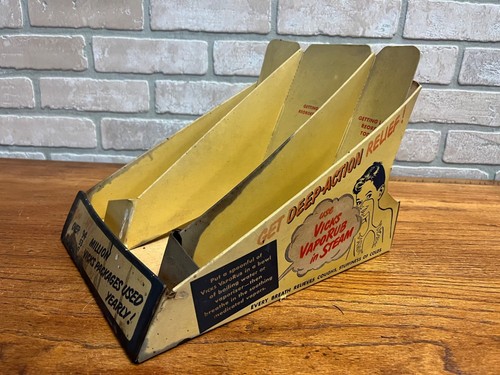Vintage Vick's VapoRub Medicine Medical Drug Store Display Advertising ...