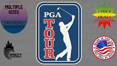 PGA Golf Tour Vinyl Car Window DECAL Graphic Laptop Bumper Sticker | eBay