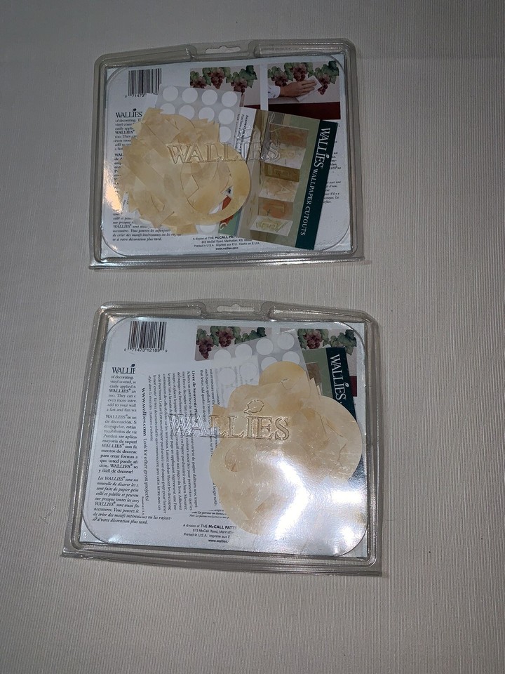 Wallpaper Cutouts 31 Parchment Letters 12189 NEW OLD STOCK Two Packs ...