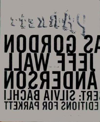 Anderson Wall Gordan by Laurie Anderson: New 9783907509999| eBay