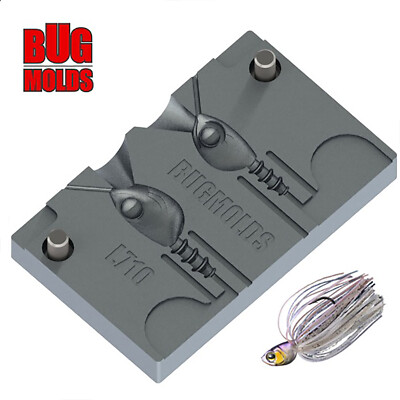 FishingSinkerMold AluminiumFishingMold Lure making Lead Molds Jig High ...