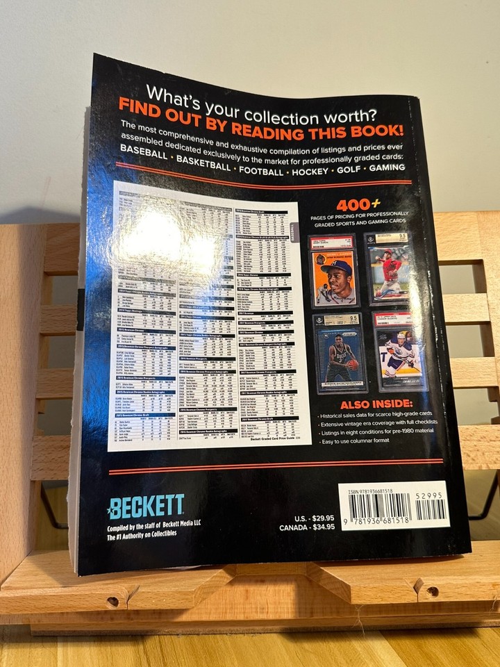 2022 Beckett Graded Trading Card Price Guide 22nd Edition ~ Willie Mays ...