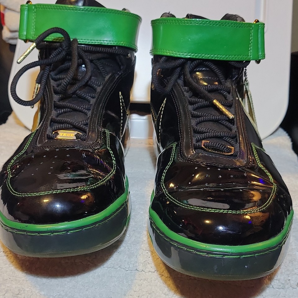 Size 18 - Nike Air Force 25 B Be True - Black Gold Green | eBay