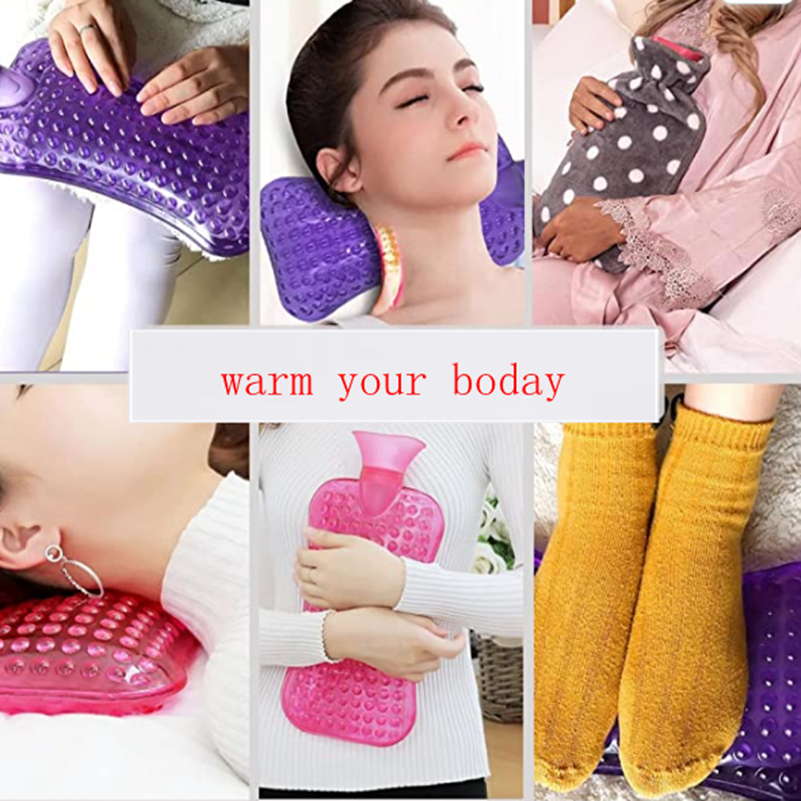 Hot Water Bottle Hot Water Bag Pain Relief Hot Pack Bouillotte Period ...