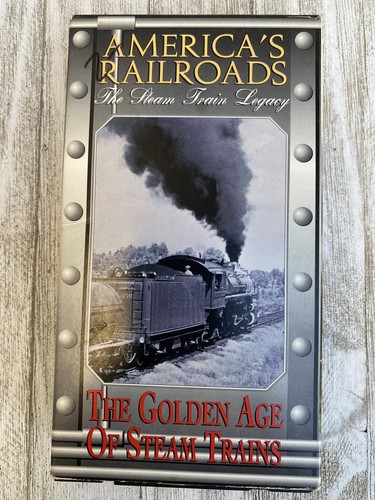 America's Railroads The Golden Age of Steam Trains VHS Tape Train ...