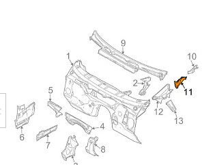 OEM BMW X3 E83 LEFT APRON COVER 51713401653 3401653 GENUINE | eBay