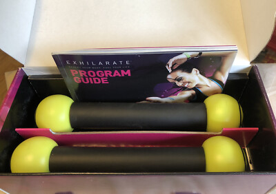 Zumba Fitness Exhilarate Body Shaping System Toning Sticks Hand Weights ...