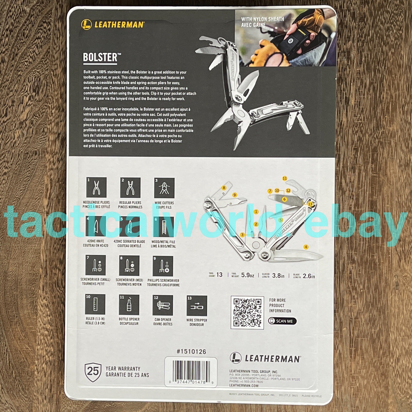 Collectible, discontinued, Leatherman Bolster multi tool. Limited ...