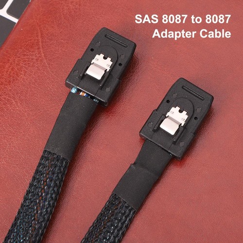 50cm SAS SFF 8087 to SFF 8087 Server Hard Disk Data Cable Converter ...