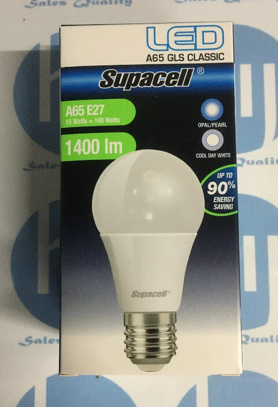 Supacell 15w=100w LED GLS CLASSIC ES E27 1400 Lumens cool White 25.000 ...
