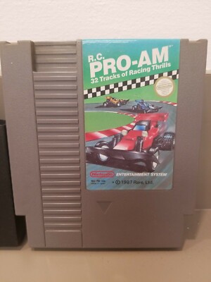 RC Pro Am Nintendo NES Cartridge Nintendo Entertainment system TESTED ...