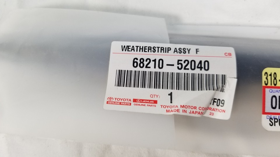 NEW 2004-2006 Toyota Scion xB Front Driver Left Door Weatherstrip 68210 ...
