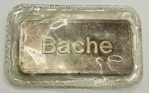 Vintage Bache 1 oz .999 Silver Bar | eBay