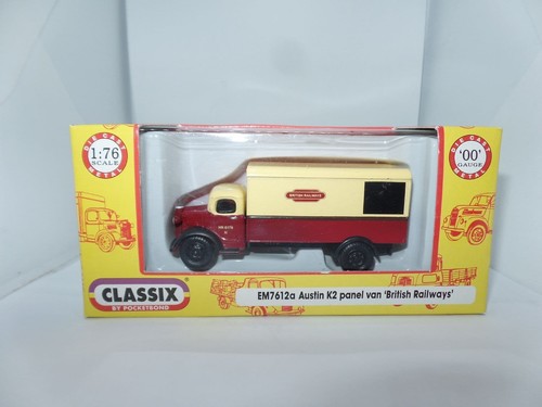 Classix EM7612A 1/76 OO Scale Austin K2 Panel Van British Railways ...