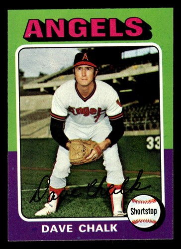 1975 Topps Baseball Dave Chalk #64 NM/MT California Angels | eBay