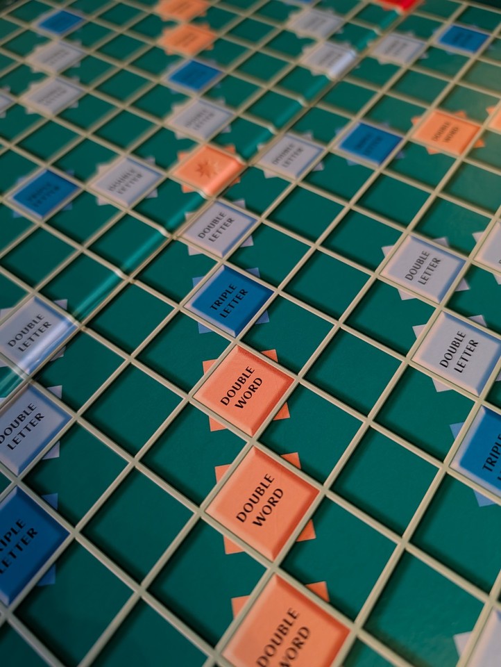 Mattel Scrabble Classic Board Game Original Retro Board Game Complete ...