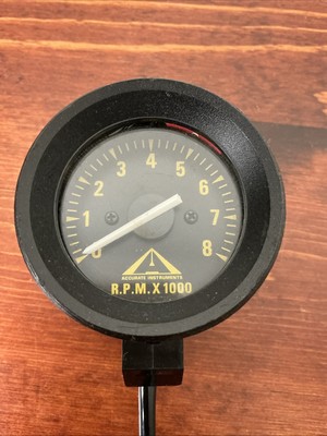 Vintage Wide-Sweep Tachometer Accurate Instruments R.P.M.X 1000 | eBay