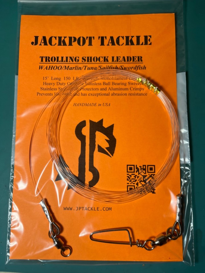 Trolling Shock/Bite Leader BIG GAME Fishing Wahoo/Marlin/Tuna/Kingfish ...