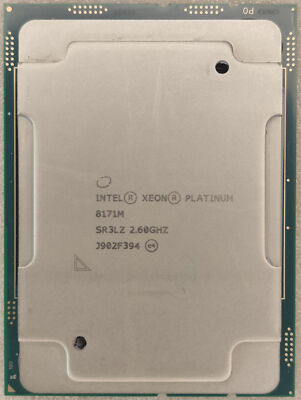 Intel Xeon Platinum 8171M CPU SR3LZ 26-Core 2.60GHz 35.75MB LGA-3647 ...